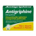 Antigriphine Paracétamol & Caféine - en Cas de Fièvre et de Douleur 20 ...