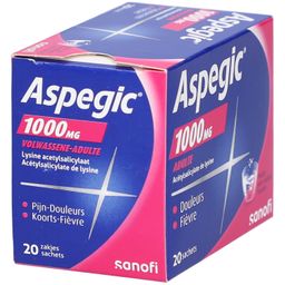 Aspégic 1000mg - Pijn 20 St - Farmaline