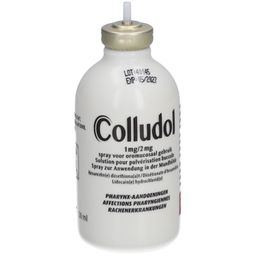 Colludol 1 mg/2 mg Solution pour Pulvérisation Buccale | Maux de gorge ...