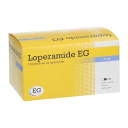 Loperamide EG 2 mg | Snelwerkend Middel tegen Diarree 200 St - Farmaline