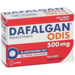 Dafalgan® Odis 500mg Paracetamol | Pijn & Koorts 16 St - Farmaline