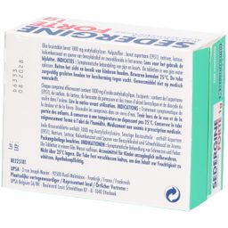 Sedergine Forte 1g 20 pc(s) - Farmaline