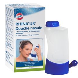 Rhinicur Douche Nasale + 4 Sachets de Sel de Rinçage Nasal 1 pc(s ...