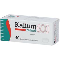 Kalium Retard 600mg 40 pc(s) - Farmaline