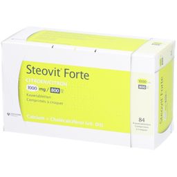 Steovit® Forte Citron 1000mg/800 U.I. 84 pc(s) - Farmaline