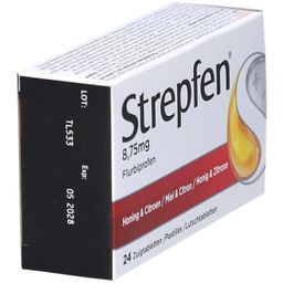 Strepfen Zuigtabletten Citroen & Honing 8.75mg 24 St - Farmaline