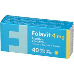 Folavit 4mg 40 pc(s) - Farmaline