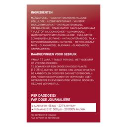 FerixX Ultra 45 Ijzer - Vitamine B12 30 St - Farmaline