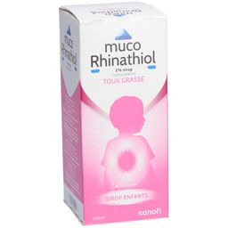 Muco Rhinathiol 2% | Sirop Toux Grasse | Enfant 200 ml - Farmaline