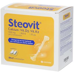 Steovit® Calcium - Vitamine D3 - Vitamine K2 84x2 St - Farmaline