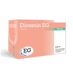 Diosmin EG 500 mg | Aambeien & Zware Benen 120 St - Farmaline