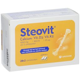 Steovit® Calcium - Vitamine D3 - Vitamine K2 28x2 pc(s) - Farmaline