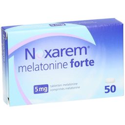 Noxarem Melatonine Forte 5 mg 50 St - Farmaline