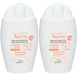 Avène Solaire SPF 50+ Fluide minéral Très haute protection | Peau ...