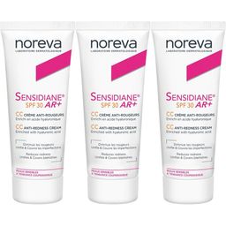 Noreva Sensidiane AR+ CC Anti-Redness Cream SPF30 3x40 ml - Farmaline