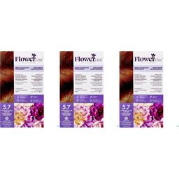 FlowerTint® 5.7 Licht Cacao Kastanje 3x140 ml - Farmaline