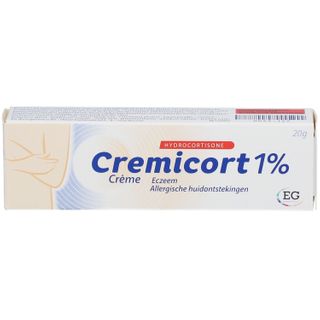 Cremicort | Eczeem | 1% hydrocortisone crème 20 g - Farmaline
