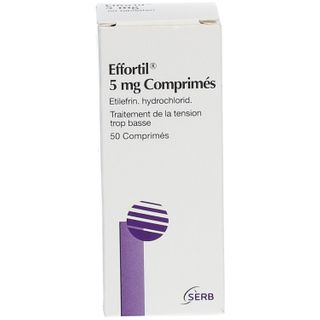 Effortil 5mg 50 pc(s) - Farmaline