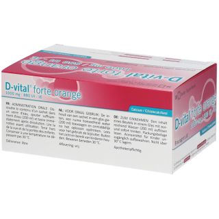 D-Vital® Forte Orange 1000 mg - 880 UI-IE 30 pc(s) - Farmaline