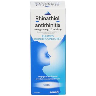 Rhinathiol Antirhinitis 10mg+4mg/10ml - Verkoudheid 200 ml - Farmaline