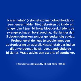 NasaSinutab® 1mg/ml | Helpt bij een Verstopte Neus, Snelle Werking 10 ...