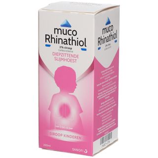 Muco Rhinathiol 2% Sirop Enfants Toux Grasse 200 ml - Farmaline