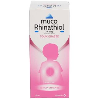 Muco Rhinathiol 2% Sirop Enfants Toux Grasse 200 ml - Farmaline
