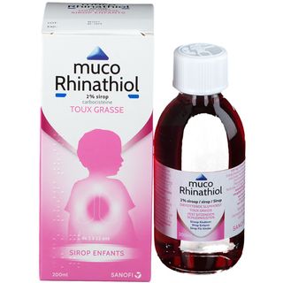 Muco Rhinathiol 2% Sirop Enfants Toux Grasse 200 ml - Farmaline