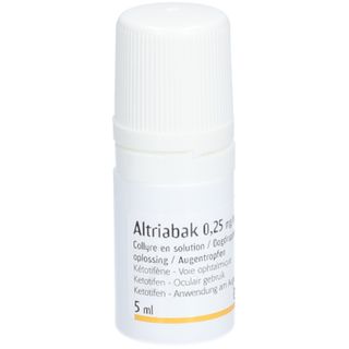 Altriabak® 0,25 mg/ml Collyre 5 ml - Farmaline