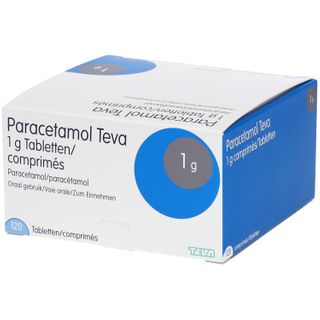 Paracetamol Teva 1g 120 St - Farmaline
