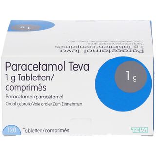 Paracetamol Teva 1g 120 St - Farmaline