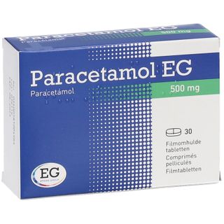 Paracetamol EG 500 mg | Pijn & Koorts 30 St - Farmaline