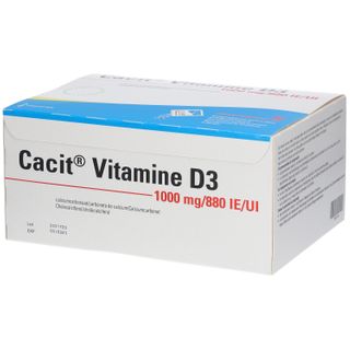 Cacit Vitamine D3 1000 mg/880 IE/UI 90 St - Farmaline