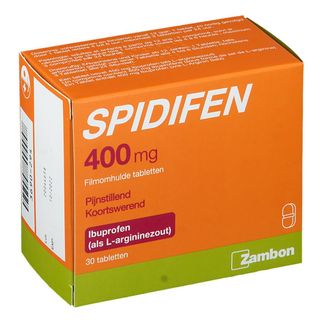 SPIDIFEN 400 mg Ibuprofen | Pijn & Koorts 30 St - Farmaline
