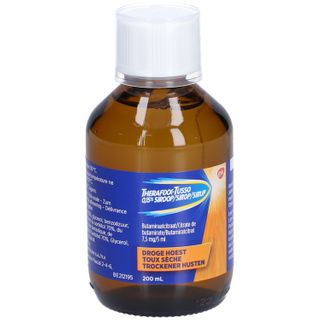 Therafixx-Tusso 0,15% Siroop - Droge Hoest 200 ml - Farmaline