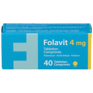 Folavit 4mg 40 pc(s) - Farmaline