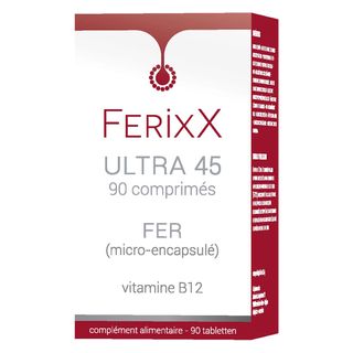FerixX® Ultra 45 Fer - Vitamine B12 90 pc(s) - Farmaline