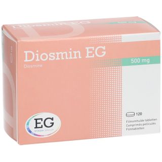 Diosmin EG 500 mg | Aambeien & Zware Benen 120 St - Farmaline