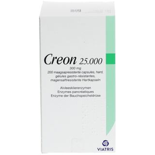 Creon 25.000 300 mg 200 St - Farmaline