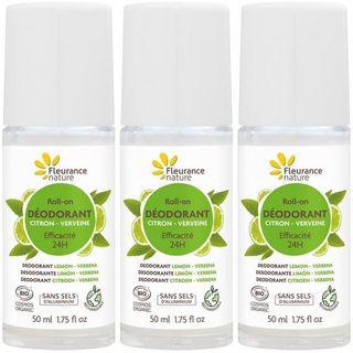 Fleurance Nature Roll-On Deodorant 24h Lemon - Verbena Bio 3x50 ml ...