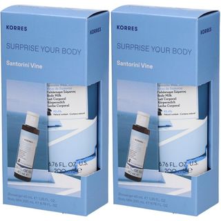 Korres Surprise your Body Set Santorini Vine Douchegel + Body Lotion ...