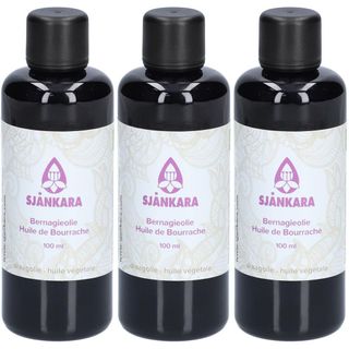 Sjankara Biologische Borage Plantaardige Olie 3x100 ml - Farmaline