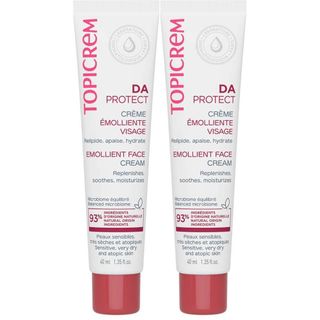 TOPICREM DA Protect Crème émolliente pour le visage 2x40 ml - Farmaline