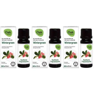 Oak Wintergroen Essentiële Olie Bio 3x10 ml - Farmaline
