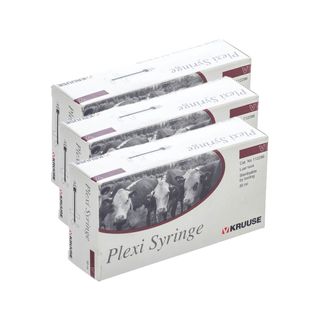VMD Seringue Plexi Plastique à Usage Vétérinaire 3x30 ml - Farmaline