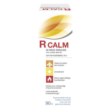 R Calm 20 mg/g Emulsie | Jeukende huidaandoeningen | Insectenbeten en ...