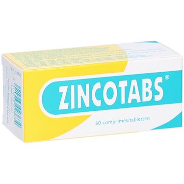 Zincotabs 60 St - Farmaline