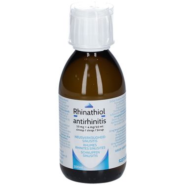 Rhinathiol Antirhinitis 10mg+4mg/10ml - Verkoudheid 200 ml - Farmaline