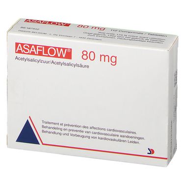 Asaflow 80mg 112 St - Farmaline