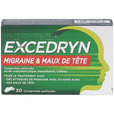 Excedryn Migraine en Hoofdpijn 30 St - Farmaline